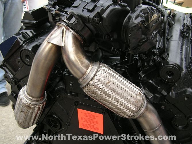 Removing Flex Pipe on Up-Pipe and Y Pipe | The Diesel Garage